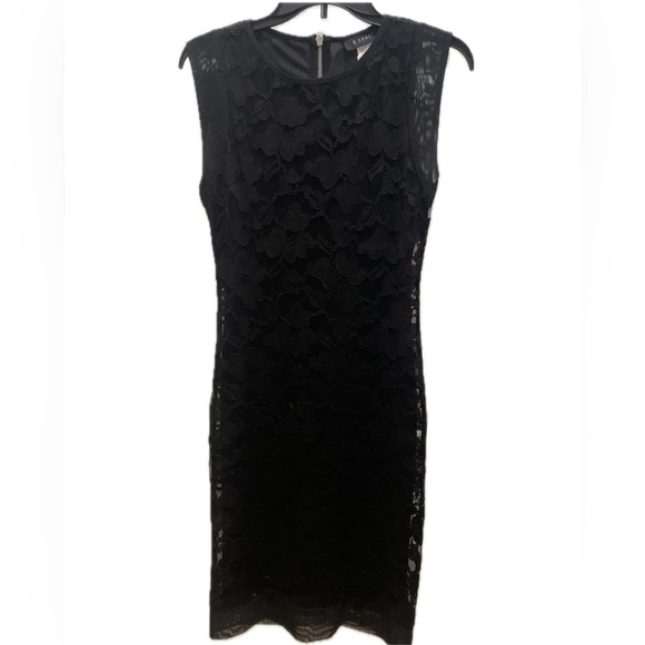 B. Smart | Dresses | B Smart Black Lace Dress Size 4 Sleeveless ...